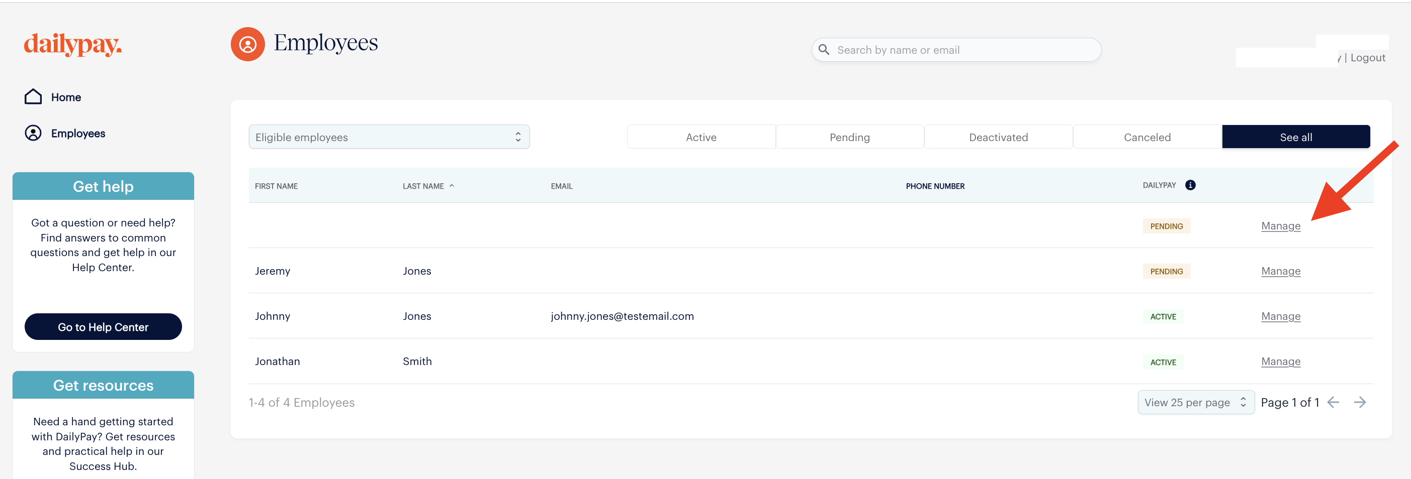 Troubleshooting DailyPay onboarding for your employees – Admin Support